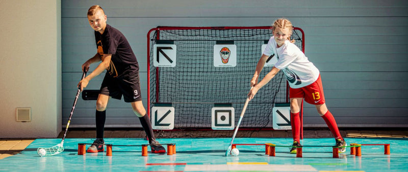TRAINING KIT - Floorball Training Kit with Terget, Skiller and Tiles